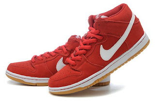 High Tops Nike SB Dunk : Red White Nike SB Dunks Premium Men Mid Sports ...
