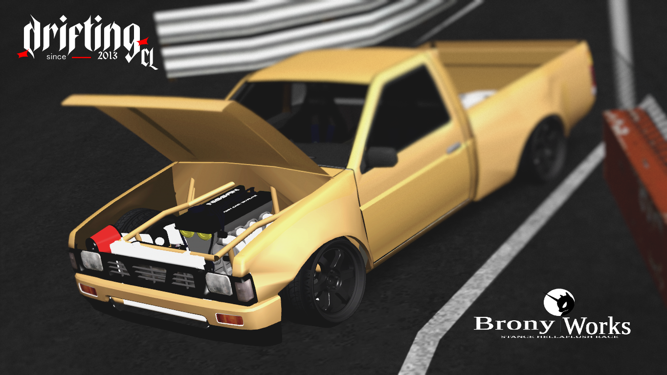 BronyWorks: Nissan D21 Hardbody stanced