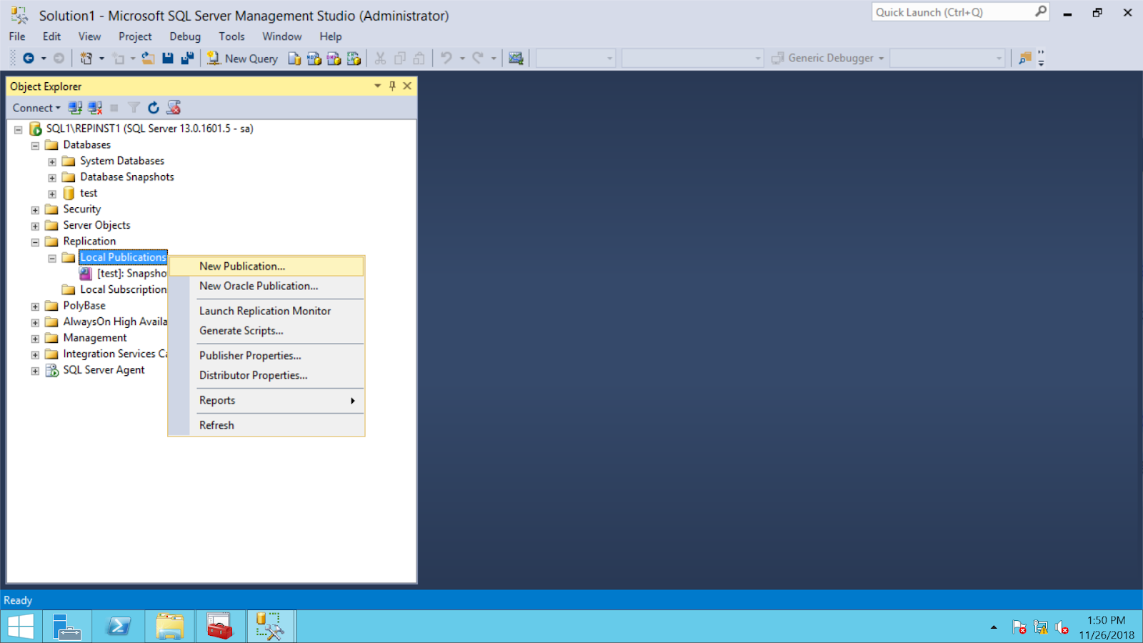 SQL Database server builds: MERGE REPLICATION