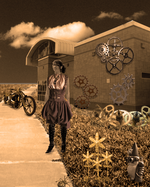 Alma Figueroa's Portfolio: Steampunk in sepia.