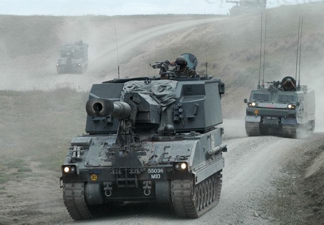 Primus Tank Artileri Self Propelled Howitzer Buatan Singapura (2016 ...