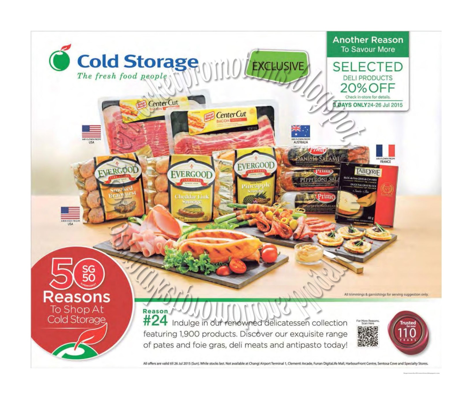 Cold Storage Deli Products Promotion 24 - 26 July 2015 ~ Supermarket ...