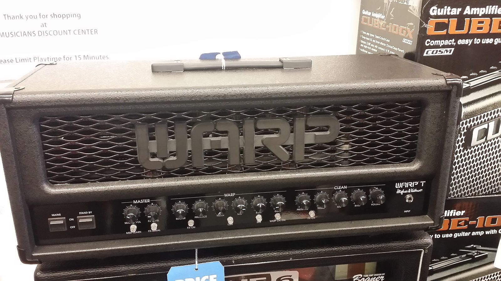 Atoragon's Guitar Nerding Blog: Review: Hughes & Kettner Warp T Head