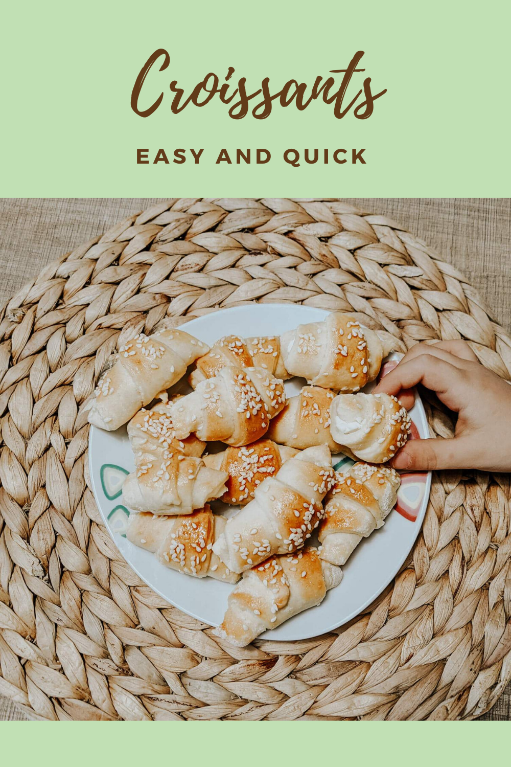 How to make soft mini croissants with cheese - Easy and quick ...