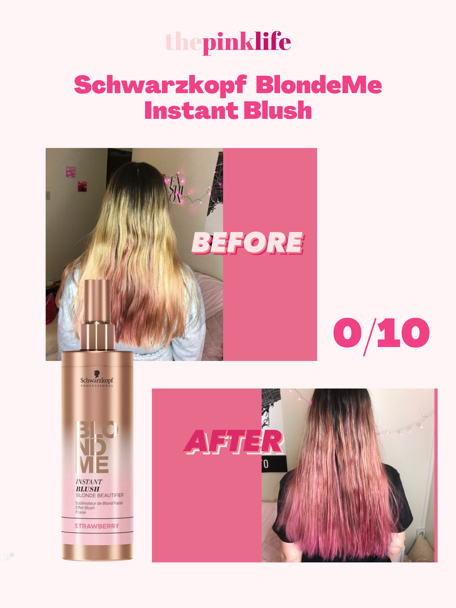 My Honest Ratings of Pink Hair Dyes: Schwarzkopf, Joico, BRITE ...