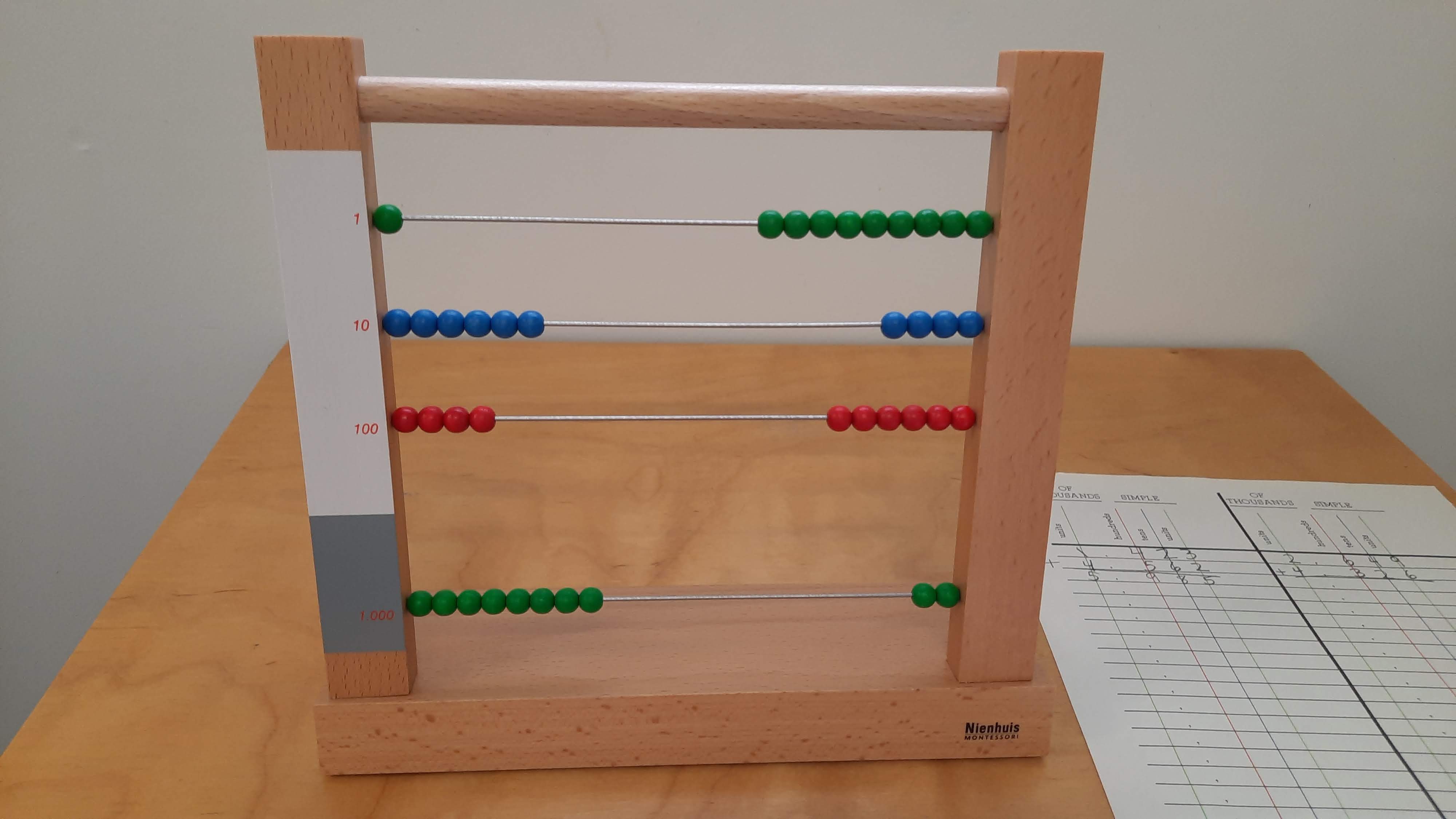 montessori magic: Math Materials ~ The Small Bead Frame ~ Operations ...