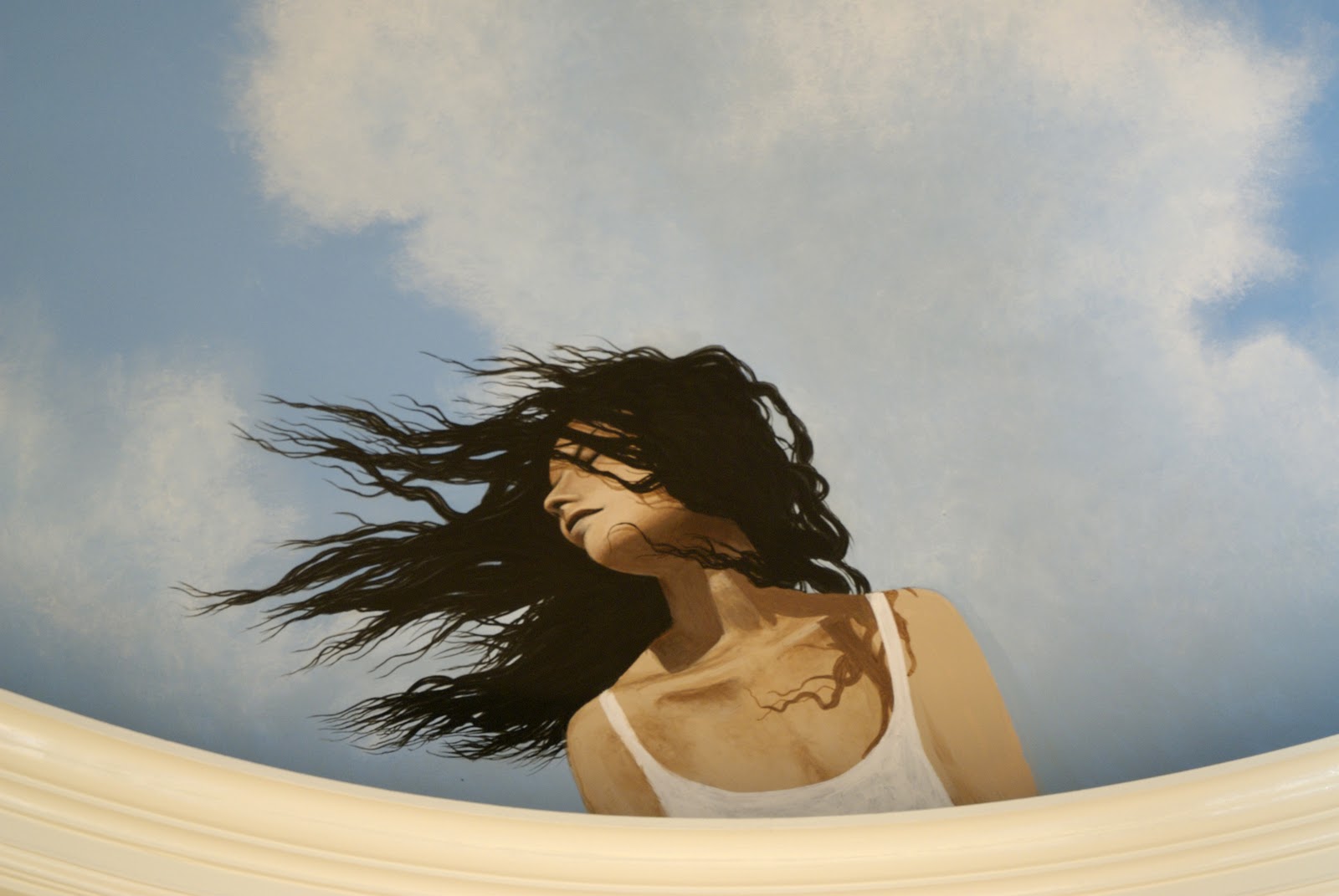 david faust: Ceiling mural