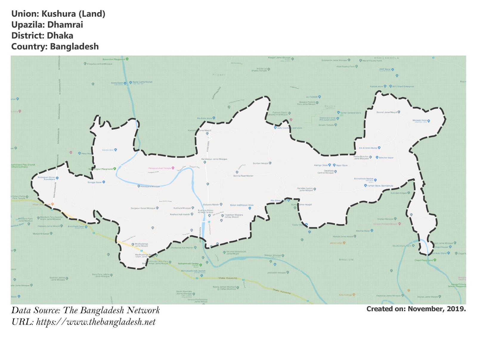 Kushura Union, Dhaka