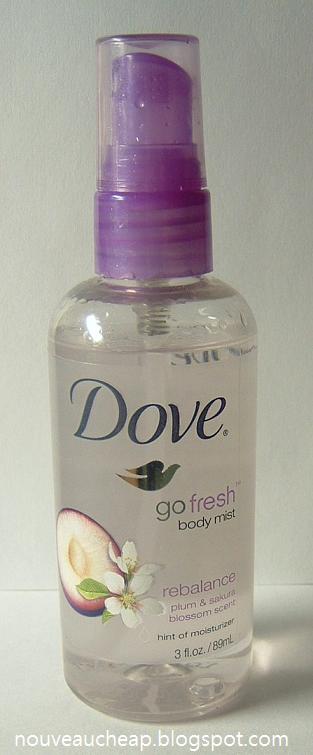 Review: Dove Go Fresh Rebalance Plum & Sakura Blossom Body Mist ...