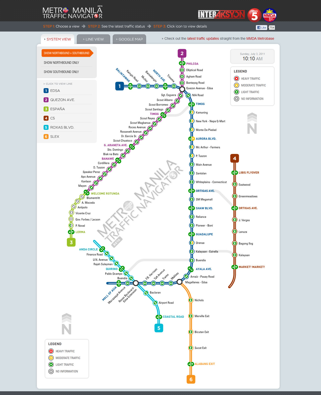MMDA Traffic Navigator | be your digital best / digital marketing ...