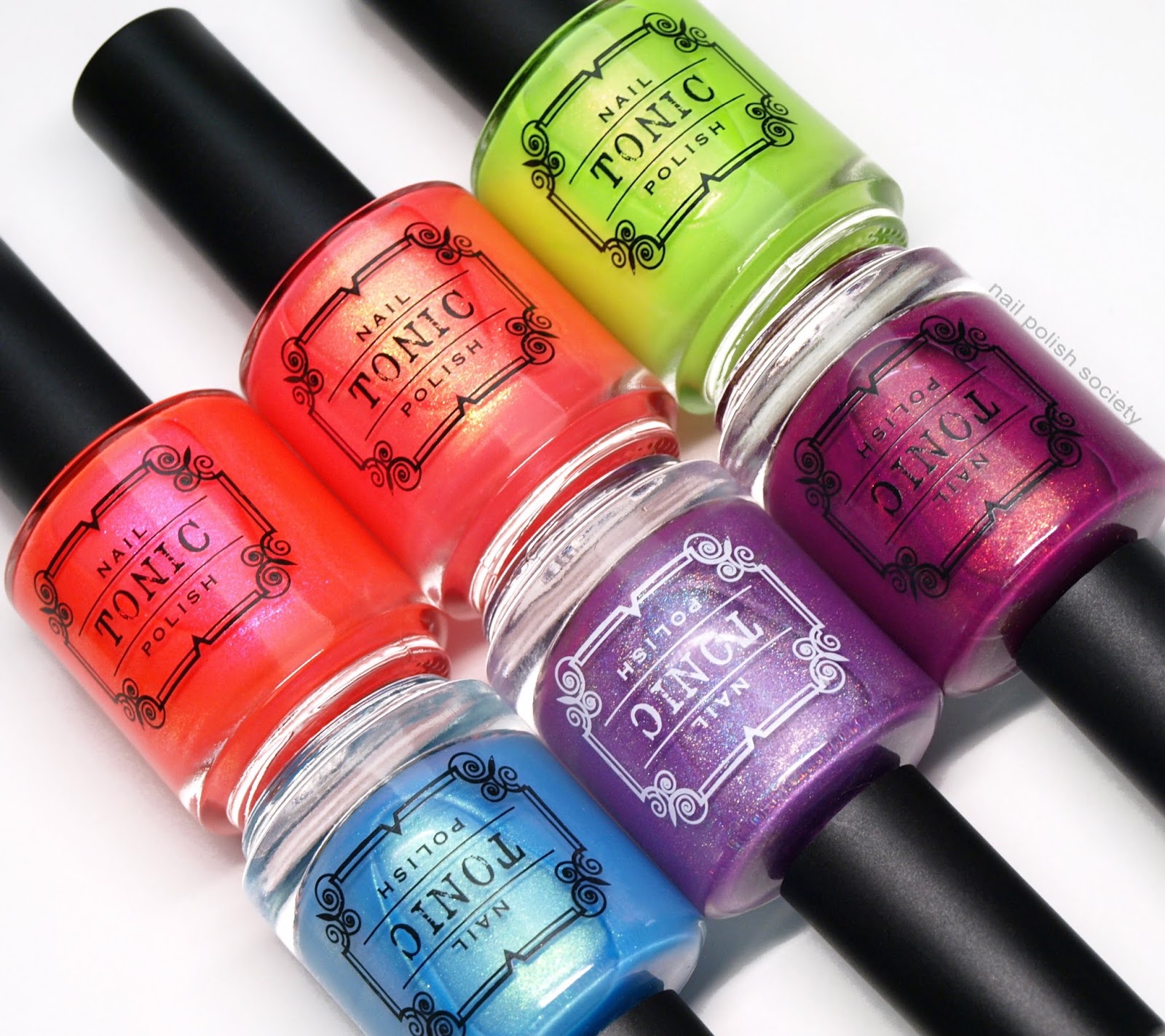 Nail Polish Society: Tonic Spring 2019 Neon Collection