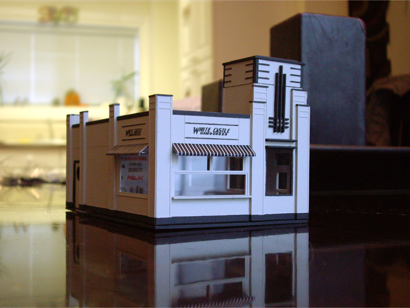 White Tower Restaurant Kit by Walthers - TY'S MODEL RAILROAD