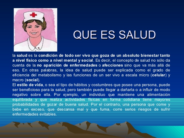 que es salud