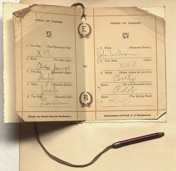 My Antique World: Antique and vintage dance cards