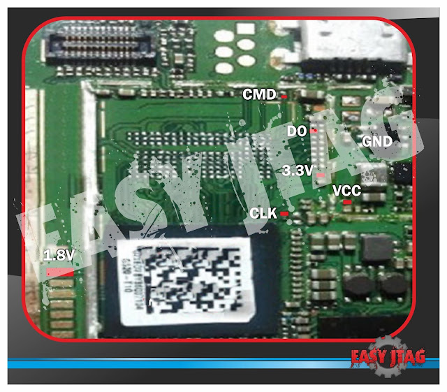Direct ISP E-emmc pinout Huawei collection | E-mmchip