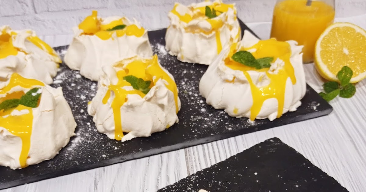 Andzia Pichci: Mini beza Pavlova z kremem cytrynowym ( lemon curd )