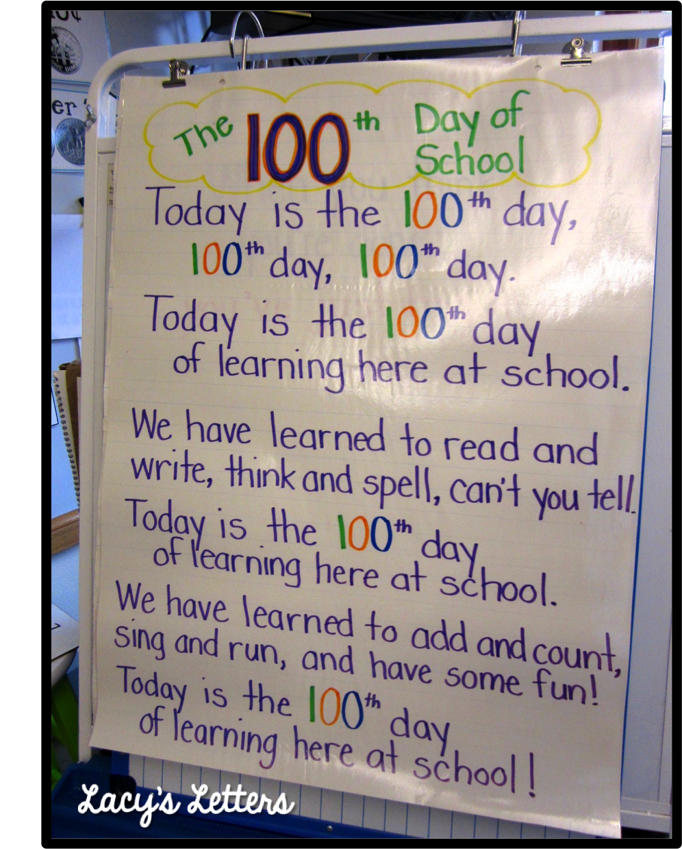 Lacy s Letters 100th Day Of School Fun lacy-s-letters-100th-day-of-school-fun