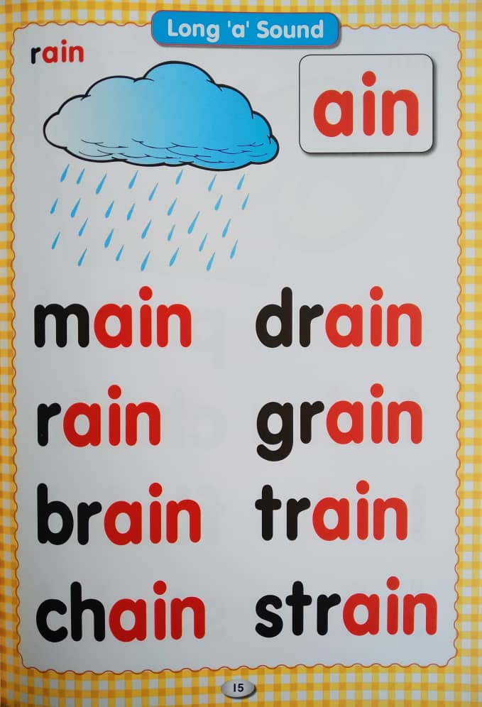 MY BOOK OF PHONICS PATTERNS 1000 WORDS - MAMA KID ZONE