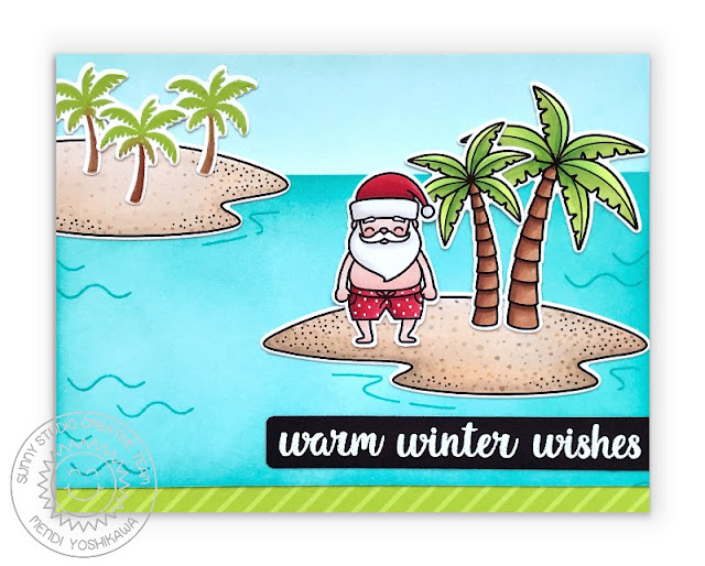 Sunny Studio: Sneak Peek: Sledding Critters, Surfing Santa & Hedgey ...