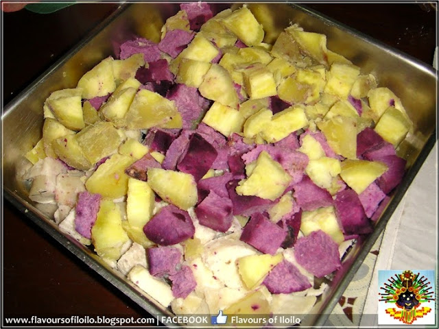 Making Linugaw or Ginata-an