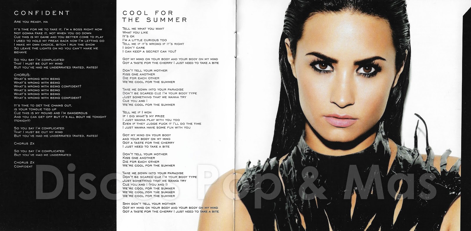 Discos Pop & Mas: Demi Lovato - Confident (Deluxe)