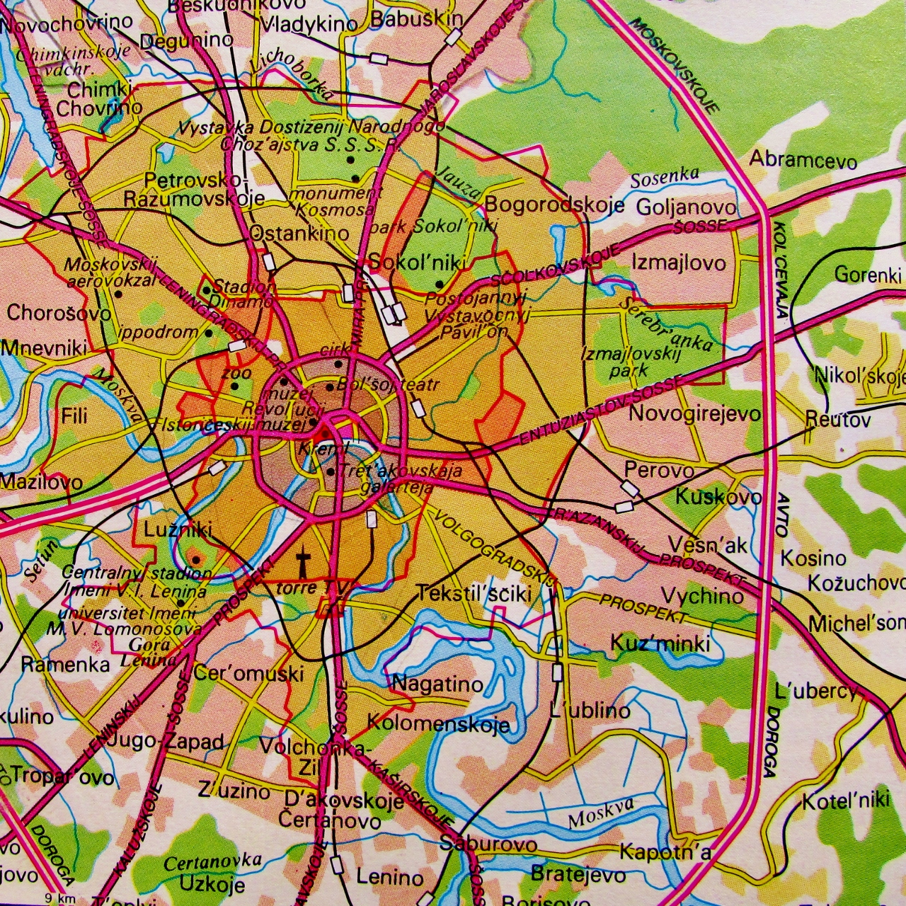 Moskvá.ru - Mapa Básico