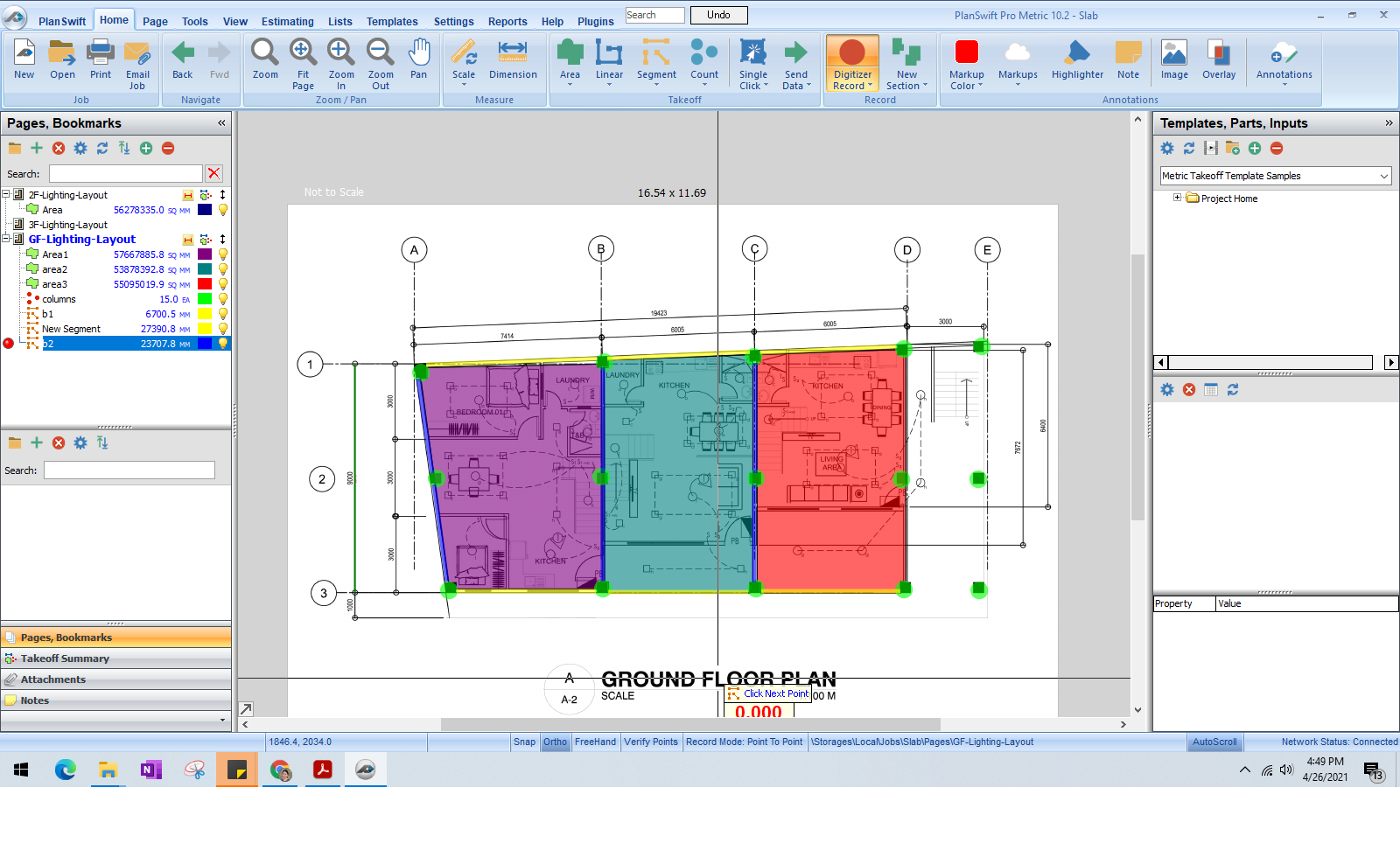 Planswift Takeoff - Amie Nulud // Cost Estimator/Quantity Surveyor