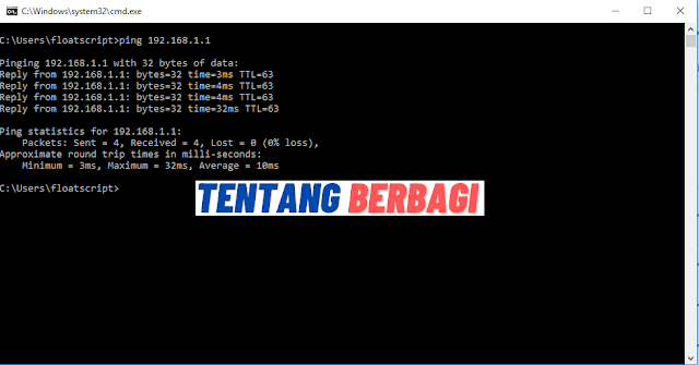 Pengertian Time to Live (TTL) PING dan Penjelasannya – Tentang Berbagi