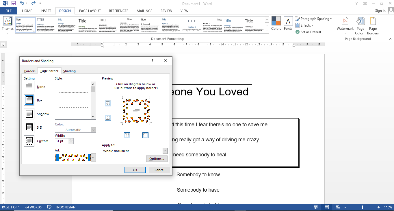 Cara Membuat Border di Microsoft Word Paling Gampang - Coldeja | Blog ...