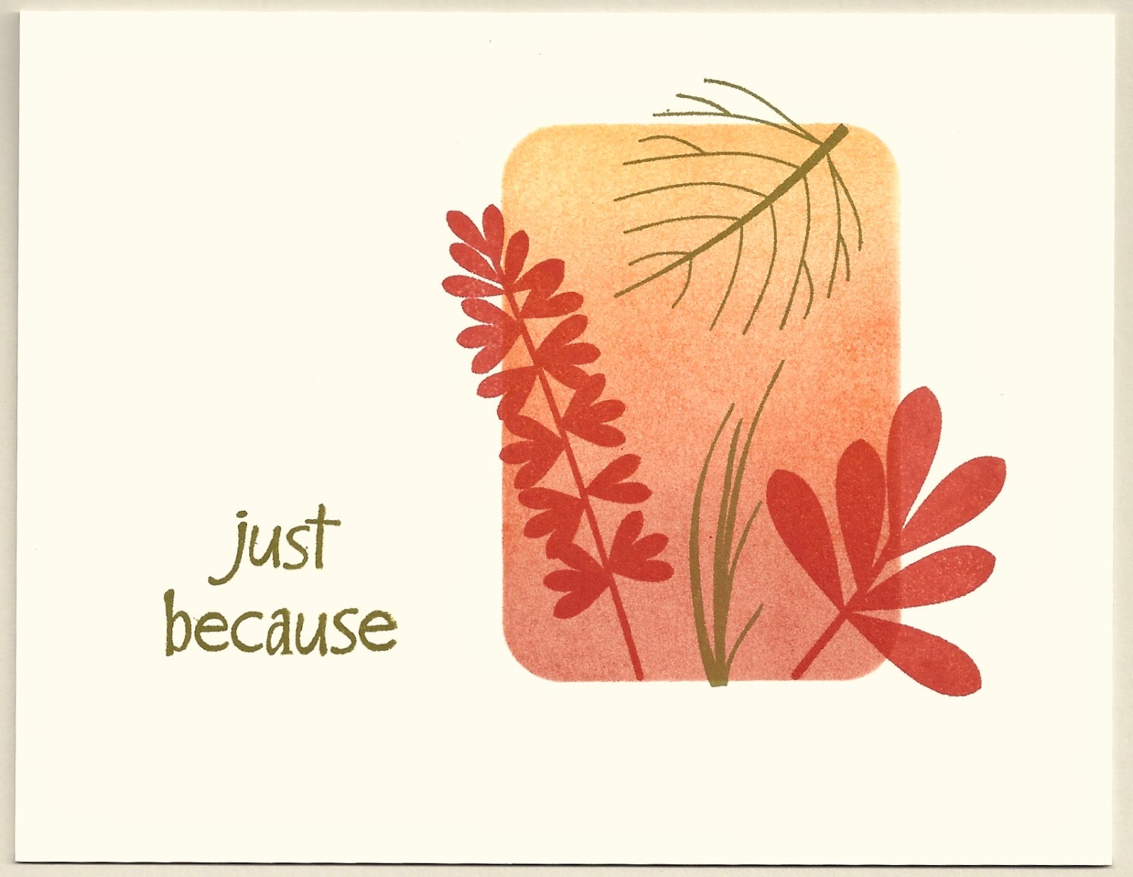 Mostly Markers Cards Autumn Leaves On Sponged Rectangle mostly-markers-cards-autumn-leaves-on-sponged-rectangle