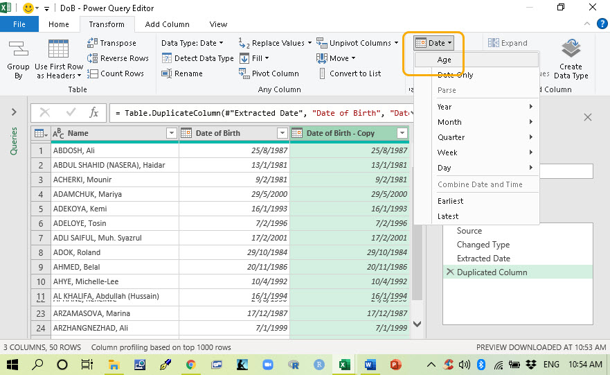 Duncan s Diurnal Diatribe Calculate Your Age In Power Query duncan-s-diurnal-diatribe-calculate-your-age-in-power-query
