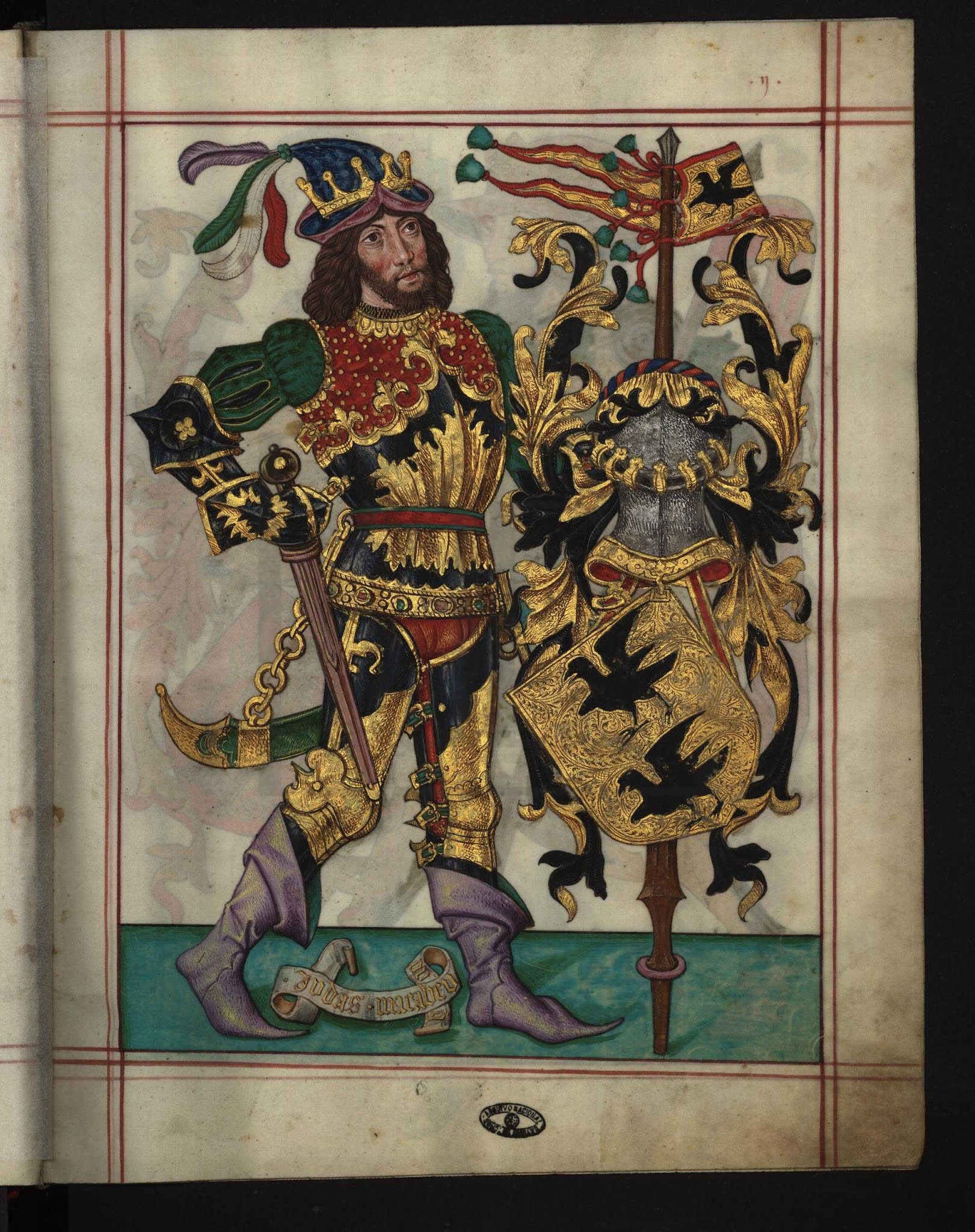 Apontamentos de Heráldica: OS NOVE DA FAMA