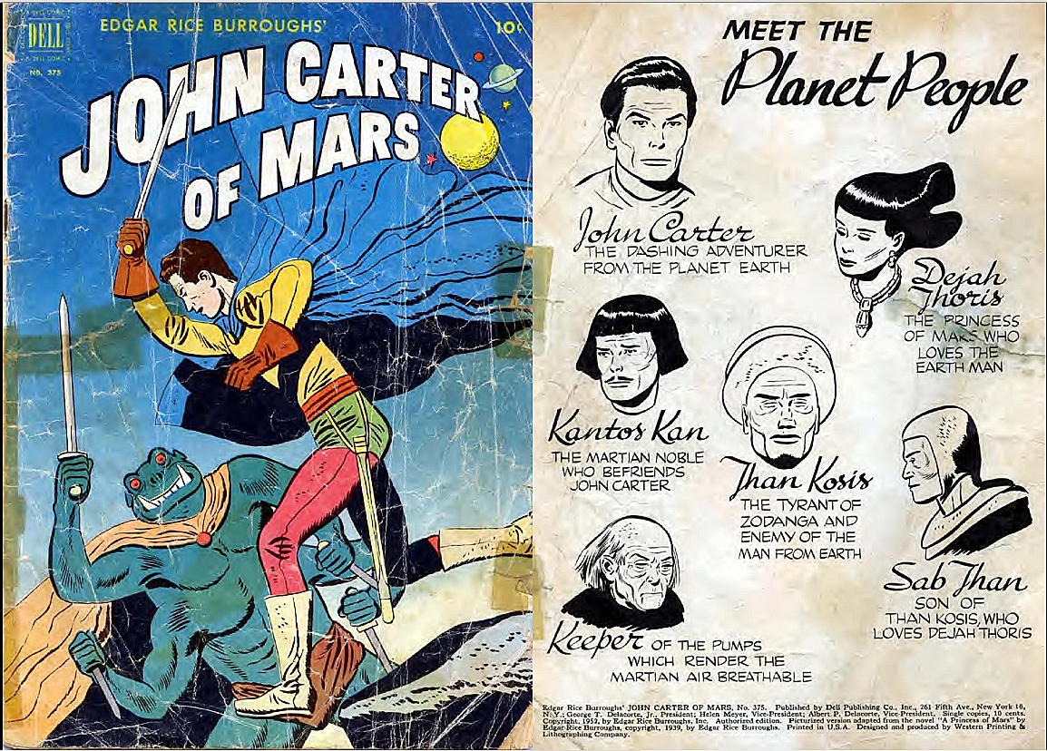 Zontar of Venus: John Carter Comics (Dell 52/53)