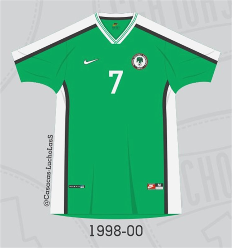 Full Nigeria Kit History 1949-2020 - Footy Headlines