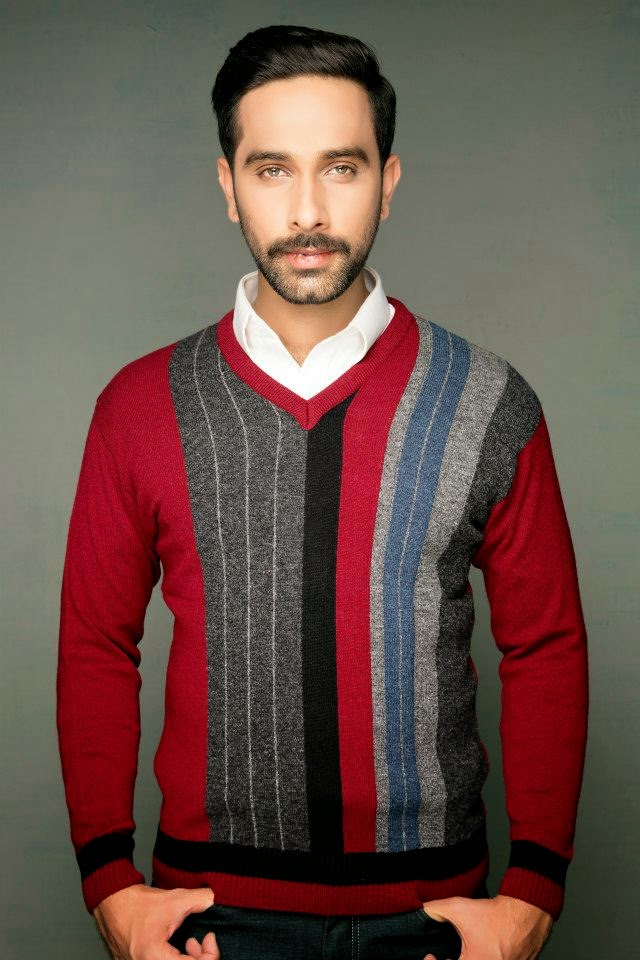 Bonanza Satrangi Mens Sweater Collection Winter 2014 - Fashion and Style