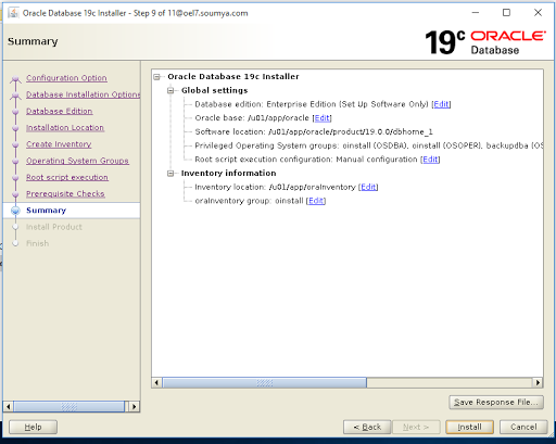 Soumya's Database Blog : Oracle Database 19c Installation On Oracle Linux 7