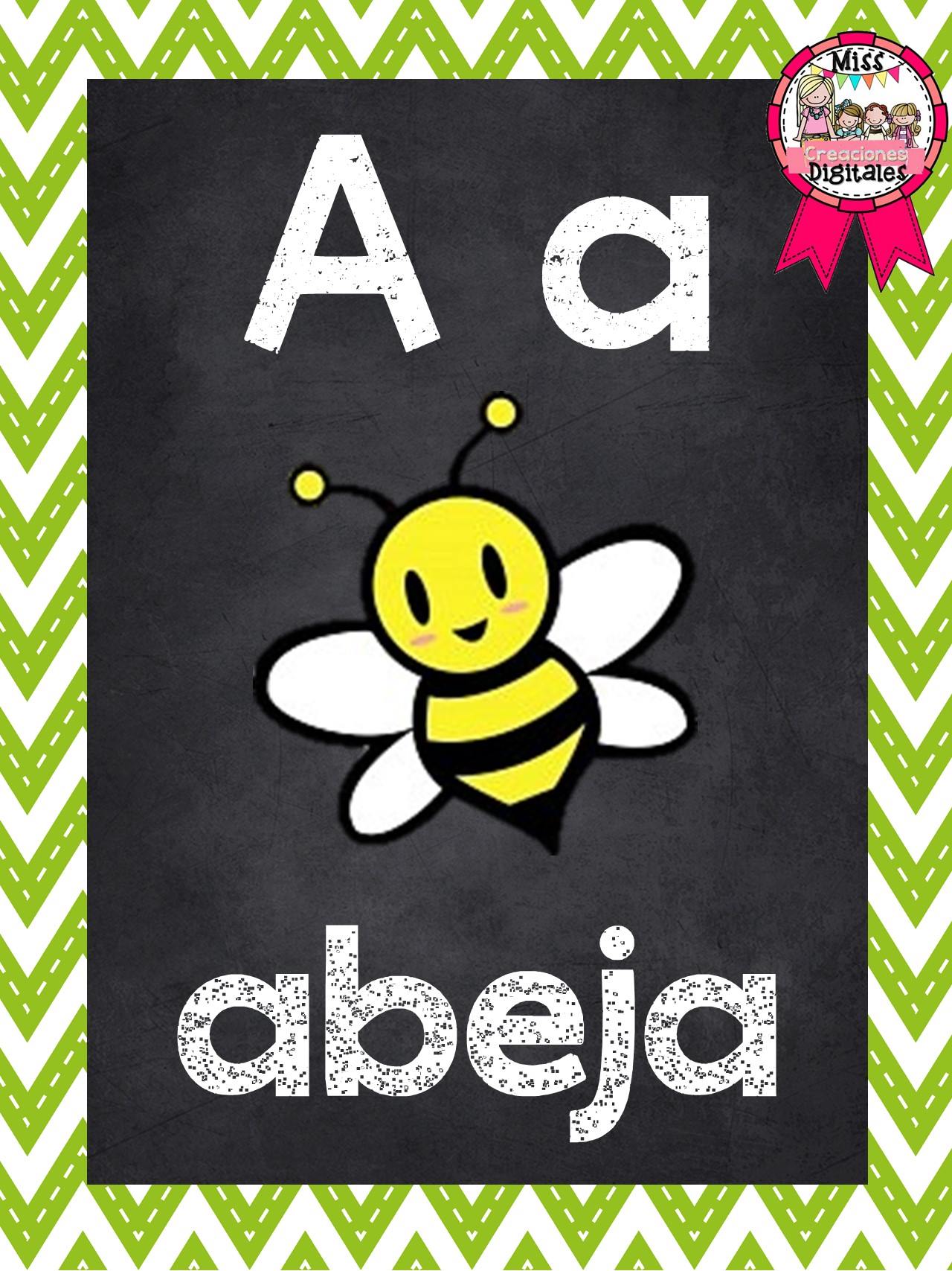 Láminas de Vocales | Mundo de Rukkia