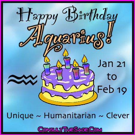 Aquarius Birthday Quotes