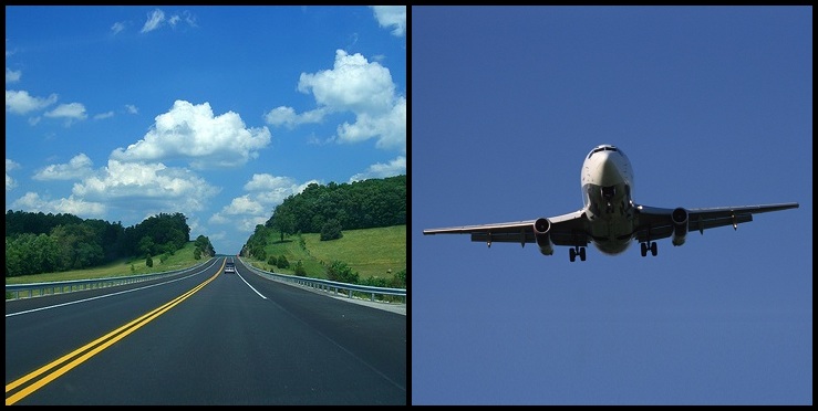 Scary Skies: Driving vs. Flying
