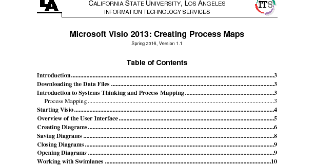 Microsoft Visio 2013 Creating Process Maps free PDF - KING OF EXCEL