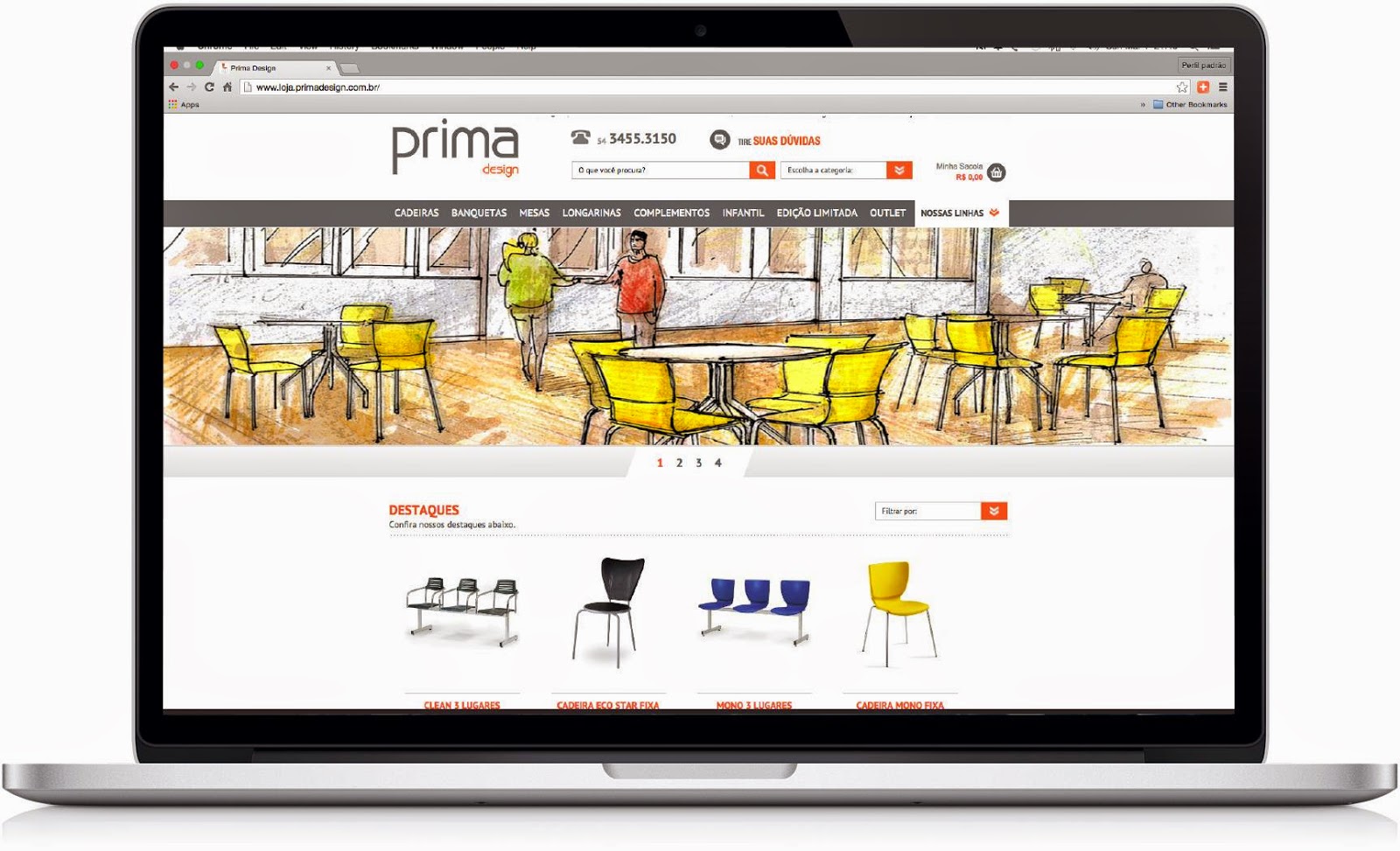 Prima Design: Para Chegar a Todos os Cantos do Brasil: Nova Loja ...