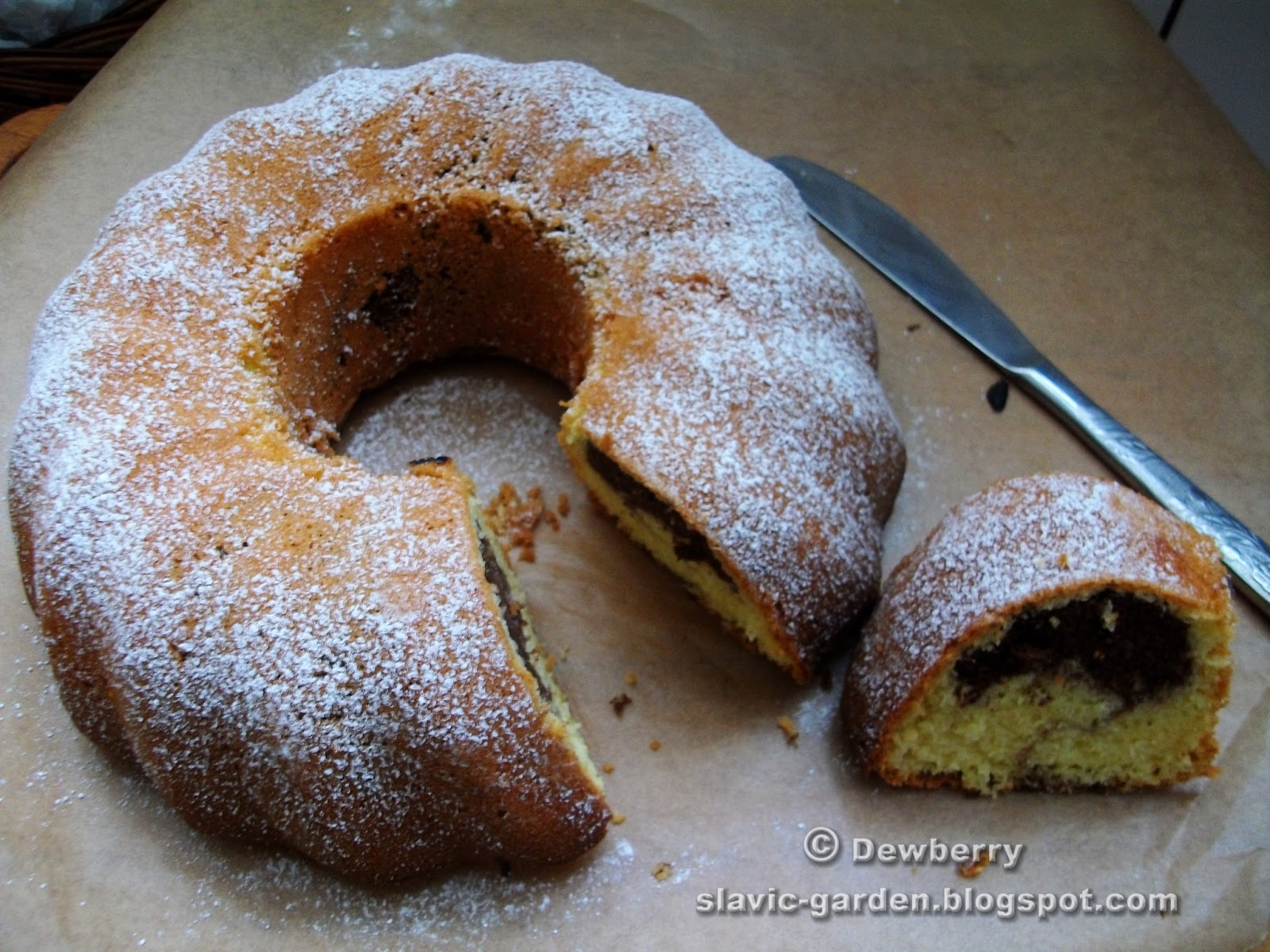 Slavic Garden - Słowiański Ogród: Sponge 'Babka' cake - the recipe