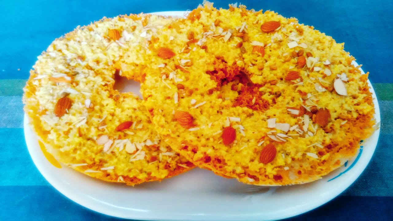 Ghevar | Malai Ghevar