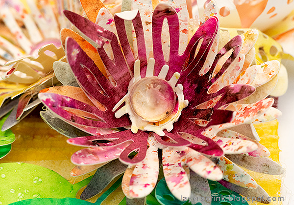 Layers of ink: Yellow Textured Star Tag Tutorial