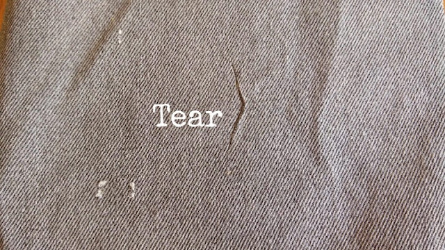 Fix It Friday - How to Fix Tears with Visible Mending - Green Issues by Agy