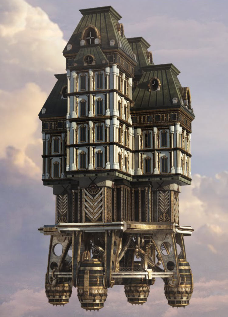 FLYING HOUSE: Flying House Art and Pictures