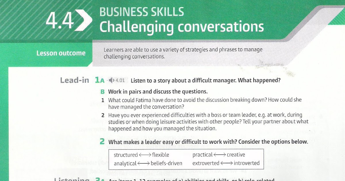 BUSINESS ENGLISH B1-B2 @ V2V: BP2+ U04 S04