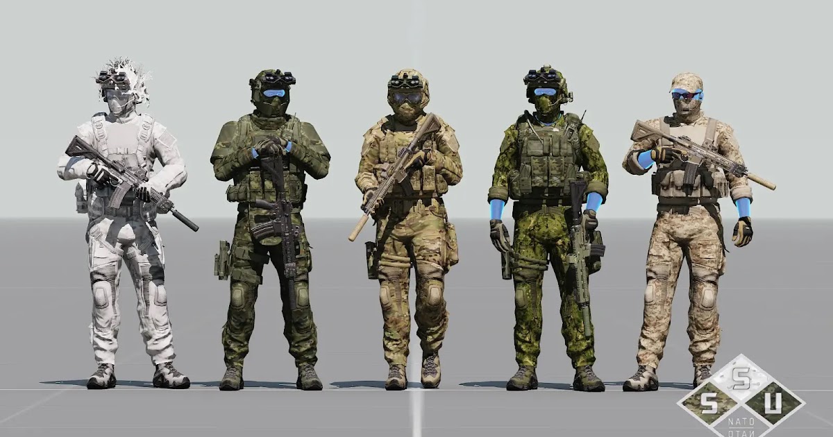 特殊部隊の装備を色々な迷彩に変えた Arma 3 用 Special Stealth Uniforms MOD | 弱者の日記 ...