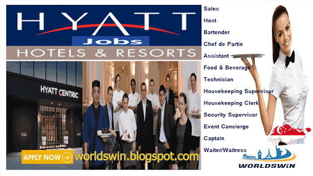 Job openings in Hyatt Hotels and Restaurants Singapore