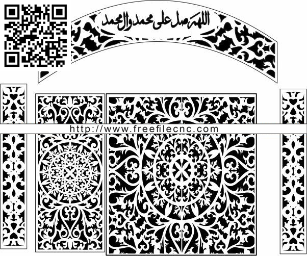 Design pattern railing E0009692 file cdr and dxf free vector download ...